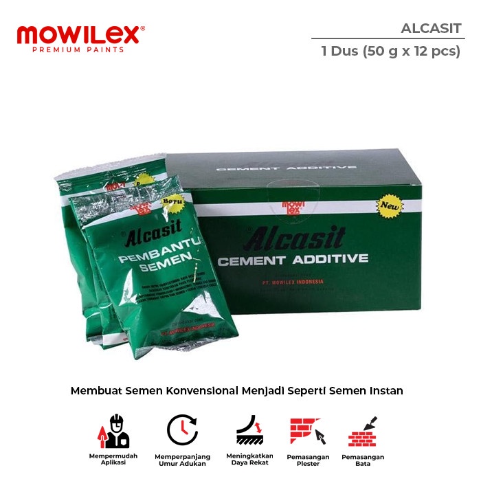 Jual Alcasit / Alkasit Mowilex Pembantu Semen / Pengaduk Semen/ Tahan ...