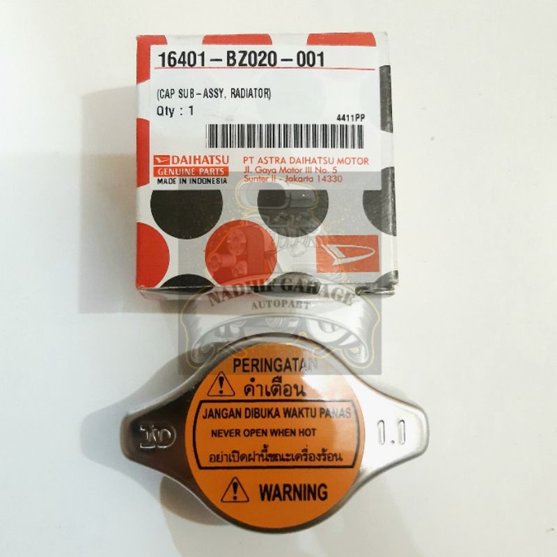 Jual Tutup Radiator Cap sub assy Xenia Avanza Terios Rush Granmax Luxio ...