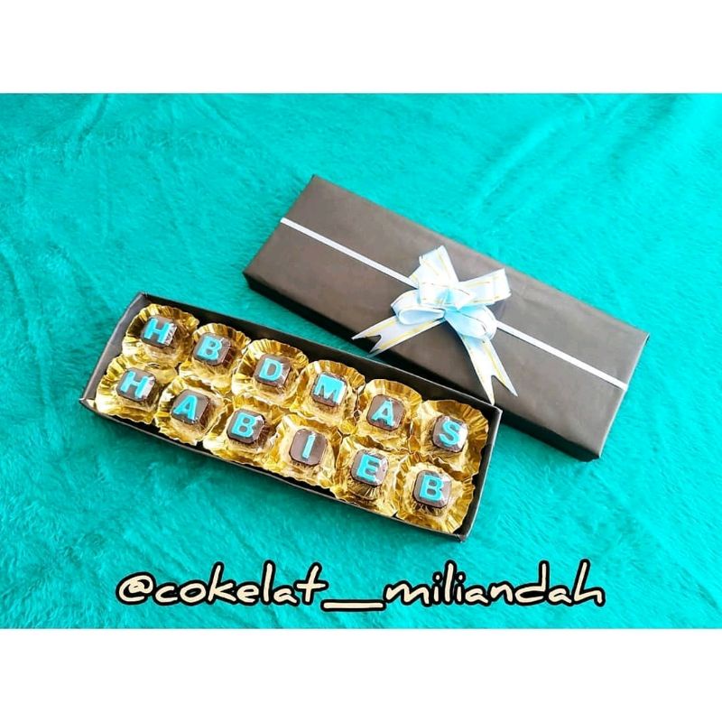 Jual COKELAT HURUF COMEL MILIANDAH | Shopee Indonesia