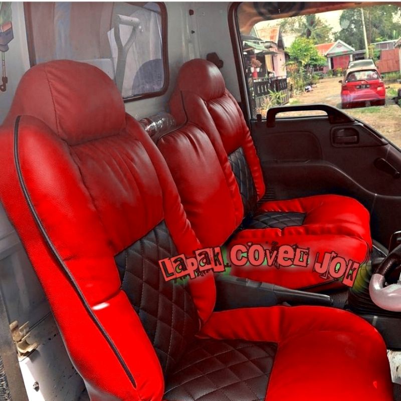 Jual sarung jok mobil truk isuzu nkr 71 elf macan model sopa/bungkus ...