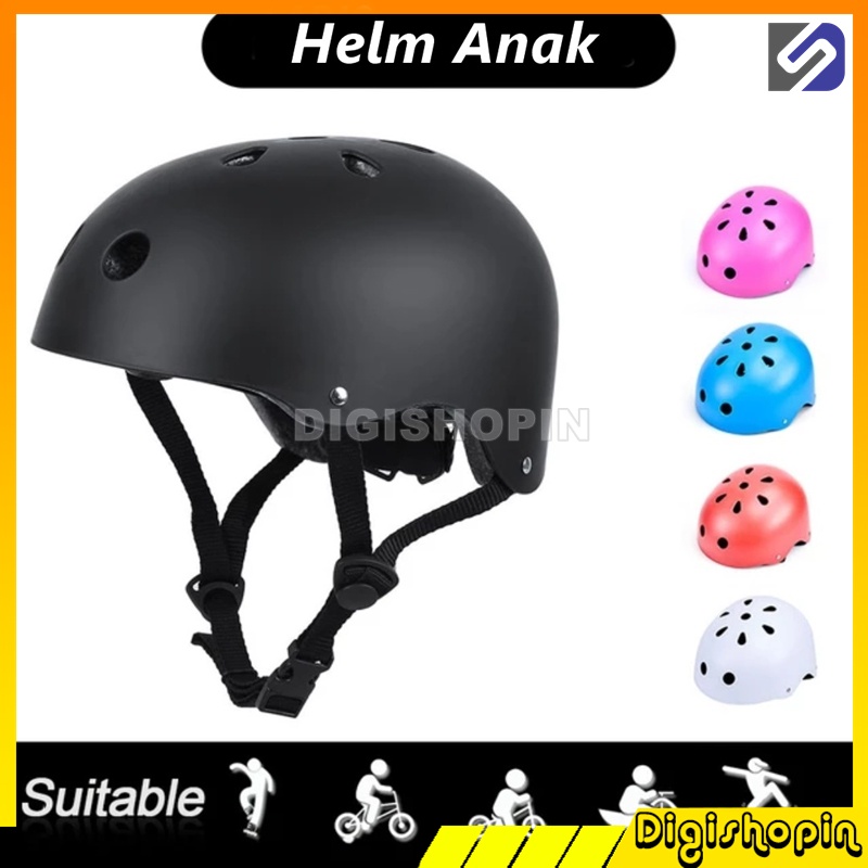Jual Helm BMX Hitam Helm Sepeda Helm Sekuter Helm Skateboard - BLACK ...