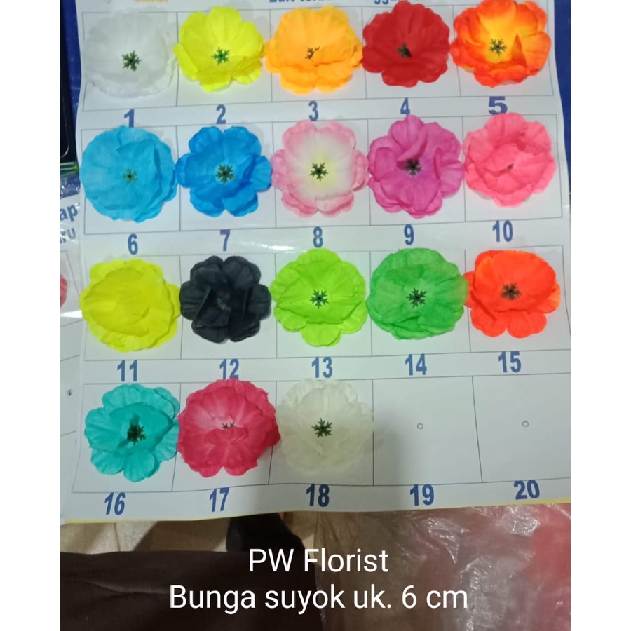 Jual bunga Suyok ukuran 6 cm | Shopee Indonesia