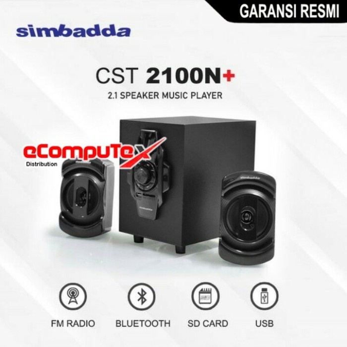 Jual SPEAKER SIMBADDA CST 2100N+ / 2100 N+ BLUETOOTH USB AUX FM RADIO ...