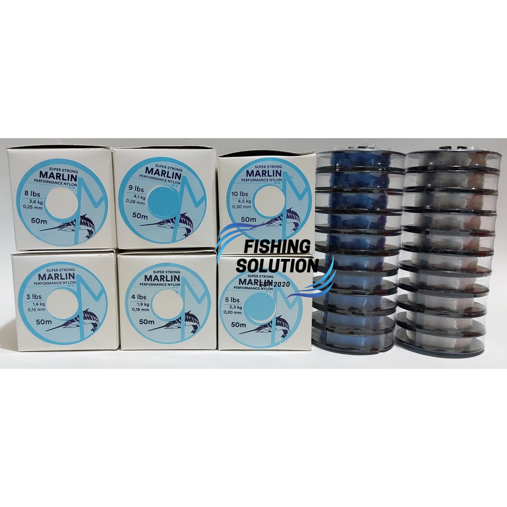 Jual Senar Pancing Murah Performance Nylon Marlin 50 Meter | Shopee ...