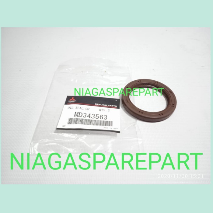 Jual OIL SEAL CRANKSHAFT KRUK AS L300 - MD343563 MITSUBISHI ORIGINAL ...