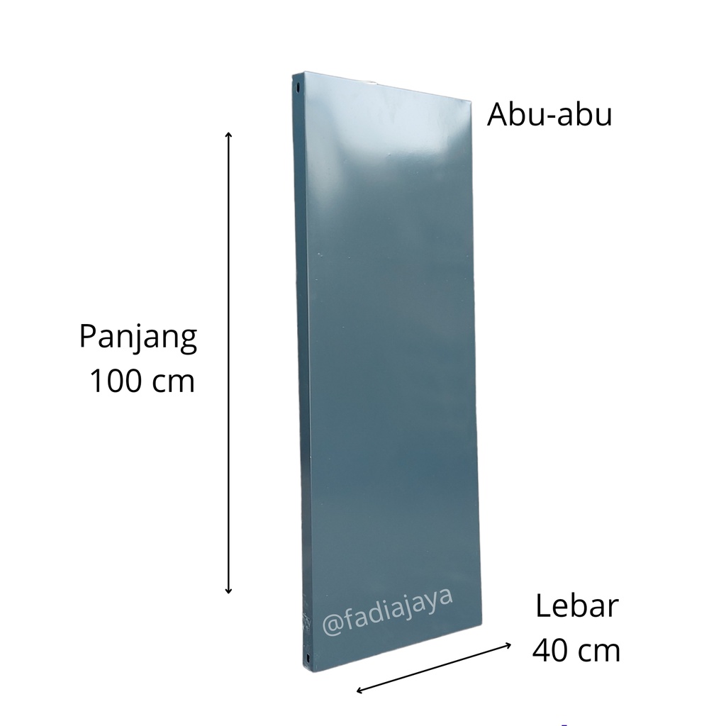Jual Plat Ambalan Tatakan Shelving Hambalan Rak Besi Siku Lubang 40x100 ...