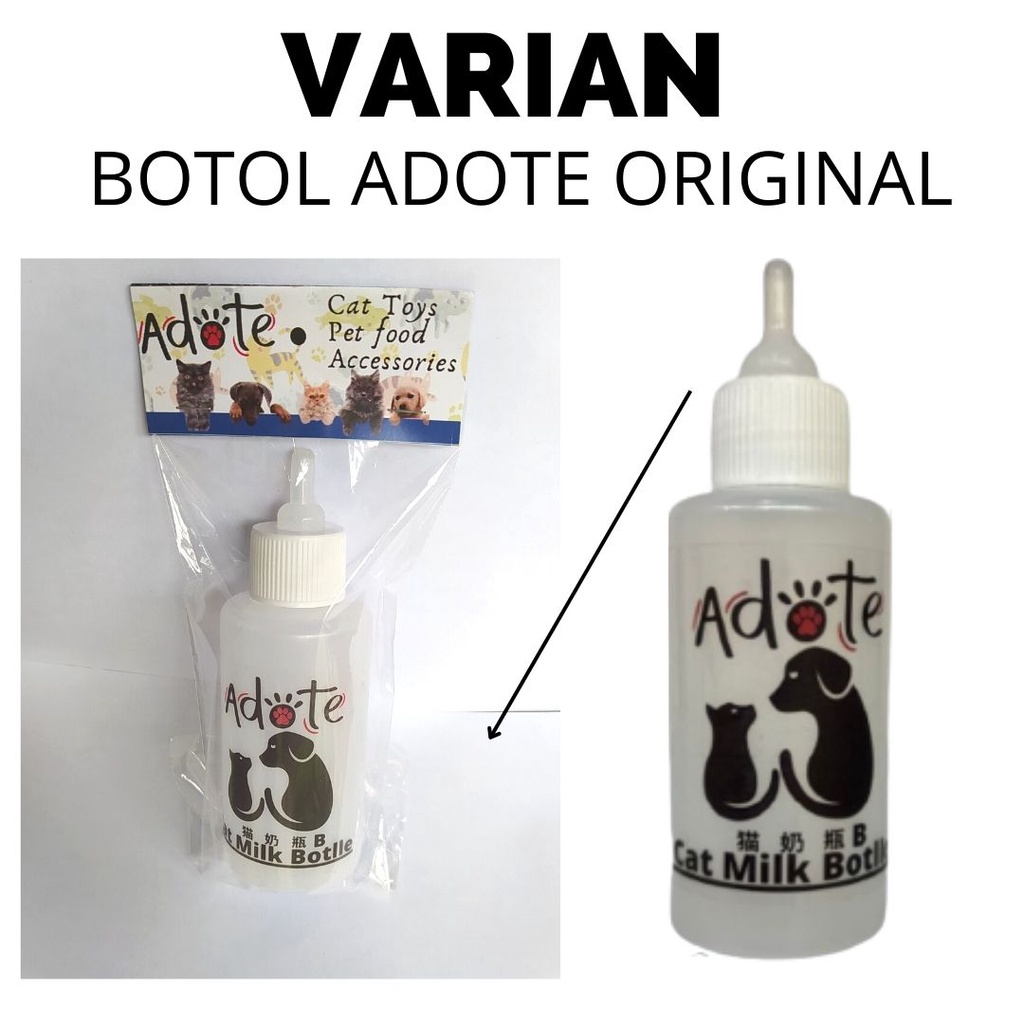 Jual Botol Dot Kucing Cats Paket Komplit Original Adote Botol + Dot ...