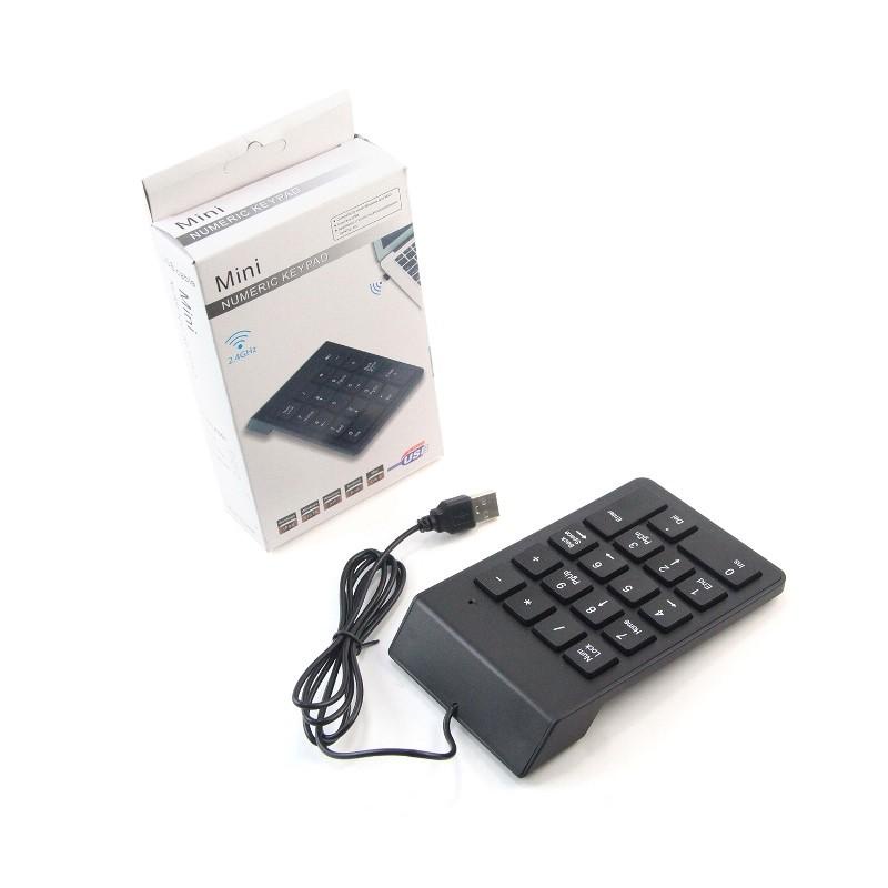 Jual Wired Numeric Keypad Black Tombol Multimedia Kecil dan Portable ...