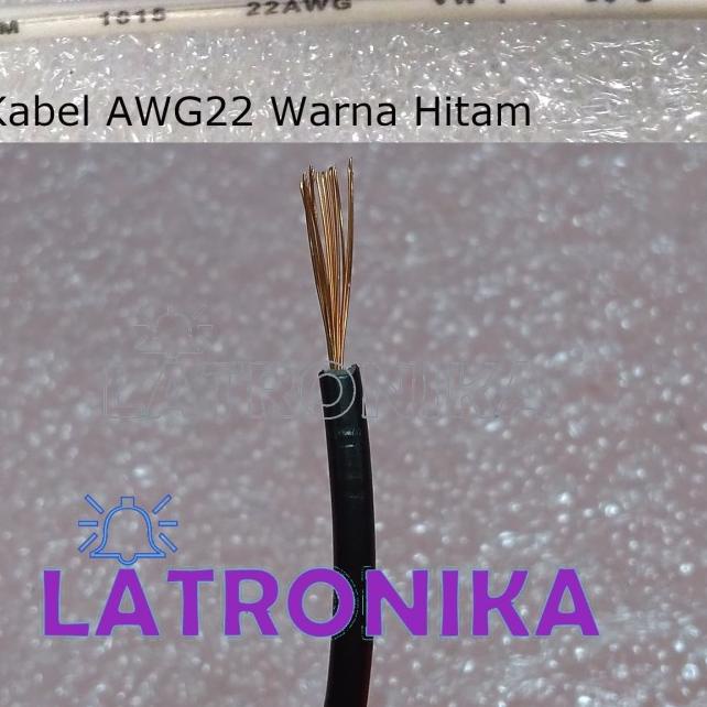 Jual Kabel AWG22 Premium Per Roll 50m 22AWG Cable Kabel AWG 22 AWG 50 m - Hitam | Shopee Indonesia
