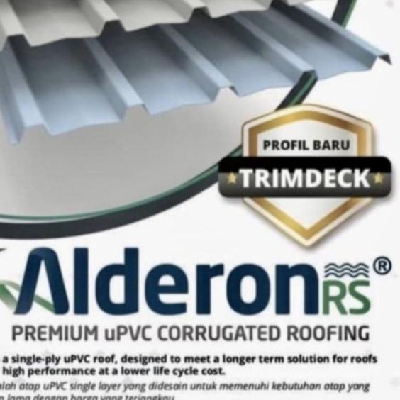 Jual Atap UPVC Alderon RS Trimdek, Grecca, Roma - Biru Muda | Shopee ...