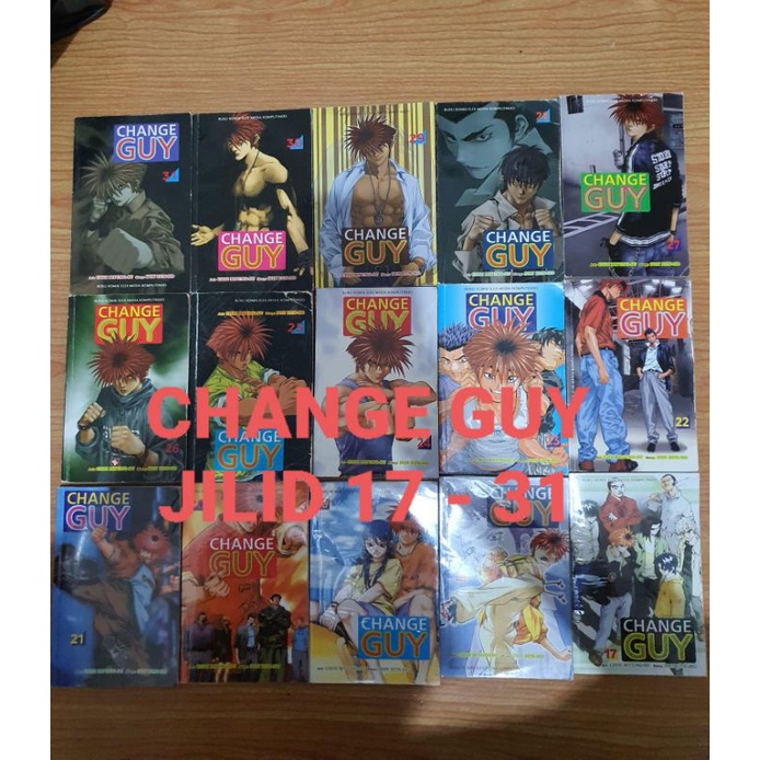 Jual CHANGE GUY : JILID 17 - 31 KOMIK BEKAS KONDISI BAGUS | Shopee ...