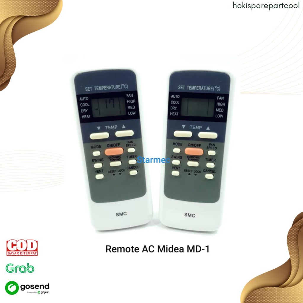 Jual REMOTE AC MIDEA TURBO | Shopee Indonesia