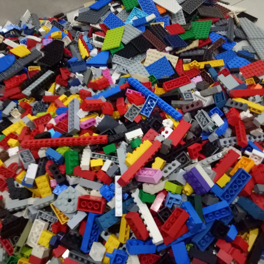 Jual Lego balok susun block curah mixed ori original asli bersih 100 ...