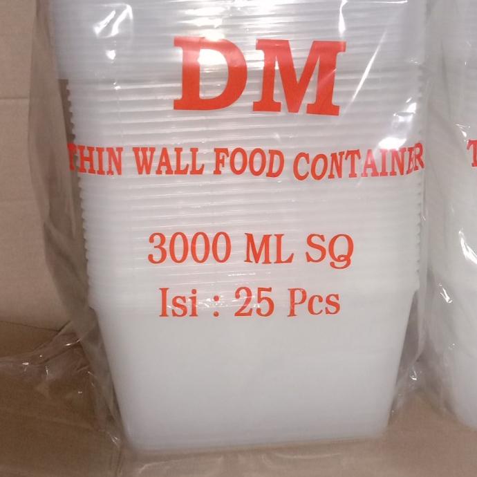 Jual kotak Plastik/kotak thinwall 3000ml SQ isi @25pcs | Shopee Indonesia Jual kotak Plastik/kotak thinwall 3000ml SQ isi @25pcs | Shopee Indonesia