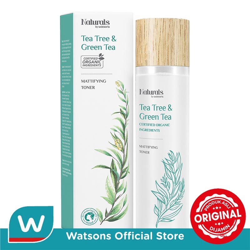 Jual Naturals By Watsons Tea Tree & Green Tea Mattifying Toner 150ml ...