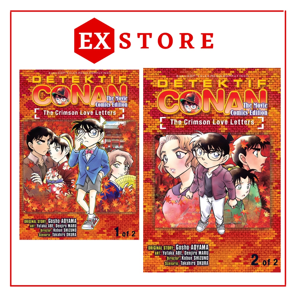Jual Komik Detektif Conan The Movie: Crimson Love Letter 1-2 | Shopee ...