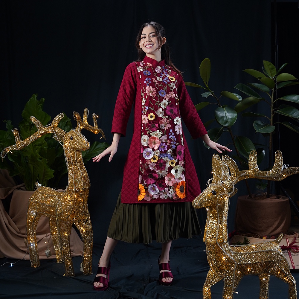 Jual NONA RARA - Vibrant Carol T1895, Baju Batik Kasual Modern | Shopee ...