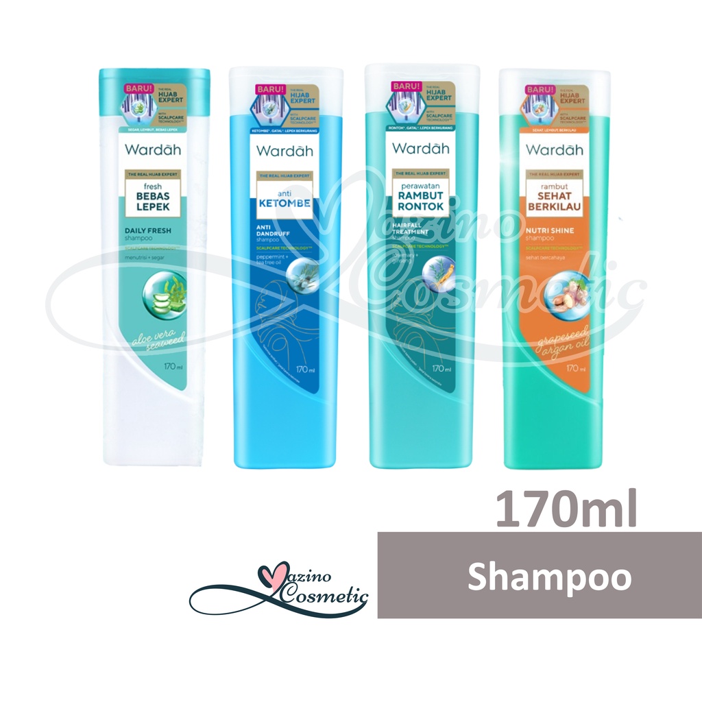 Jual Wardah Shampoo Anti Dandruff | Daily Fresh | Hair Fall Treatment ...