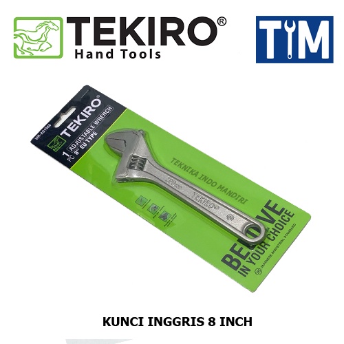 Jual TEKIRO Kunci Inggris 8" / Adjustable Wrench 8 INCH | Shopee Indonesia