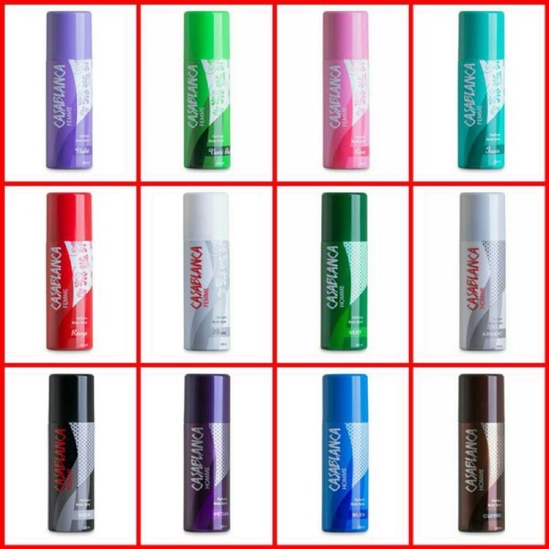 Jual Casablanca PERFUME BODY SPRAY (KALENG) | Shopee Indonesia