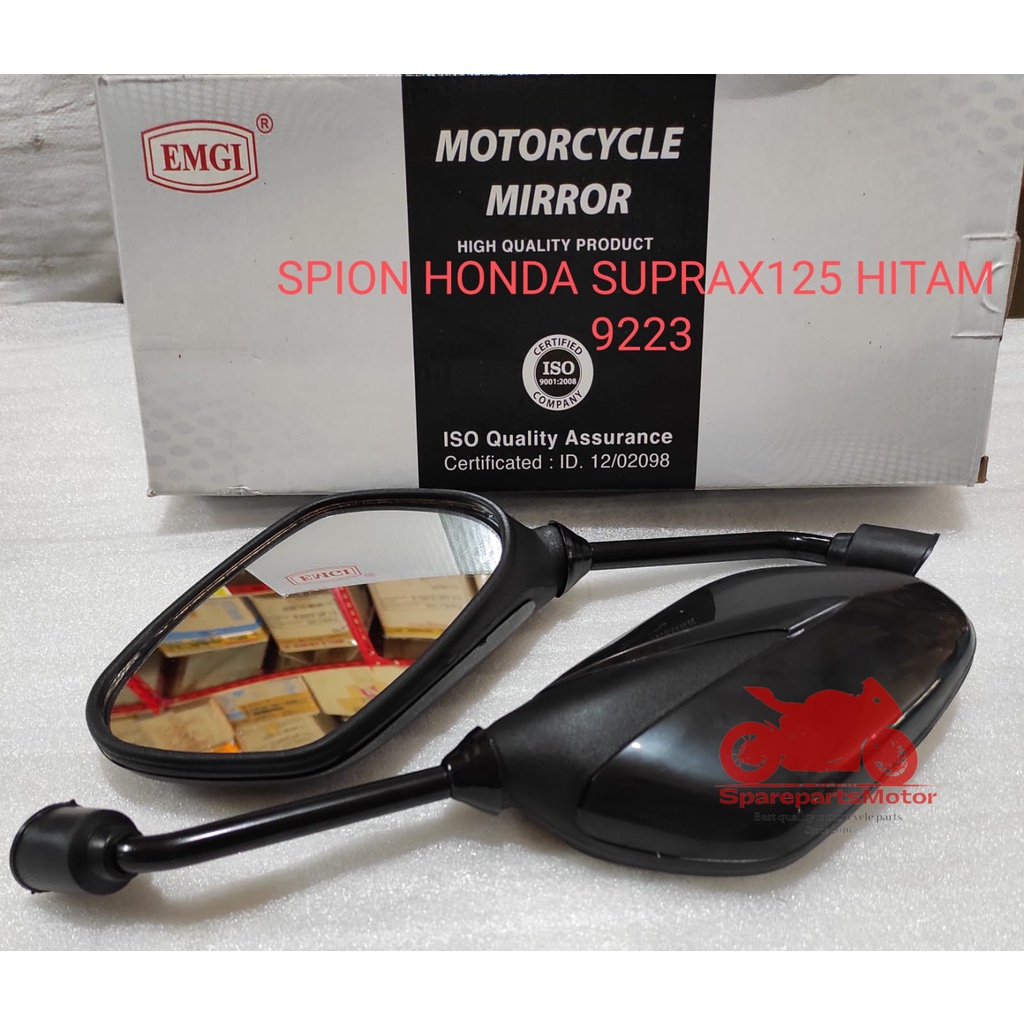 Jual SPION MOTOR EMGI SUPRAX125 (HITAM) 9223 KACA CEMBUNG | Shopee ...
