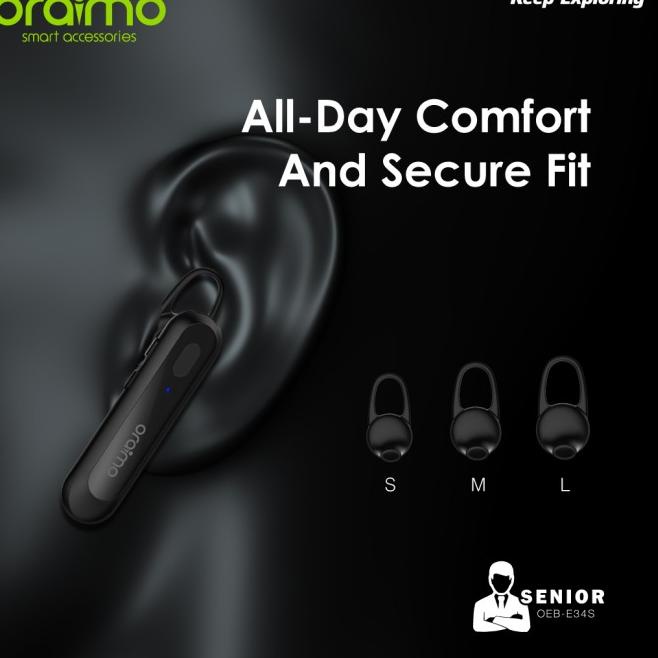 Jual Oraimo Talking Bluetooth Headset Wireless Earphone Handsfree OEB ...