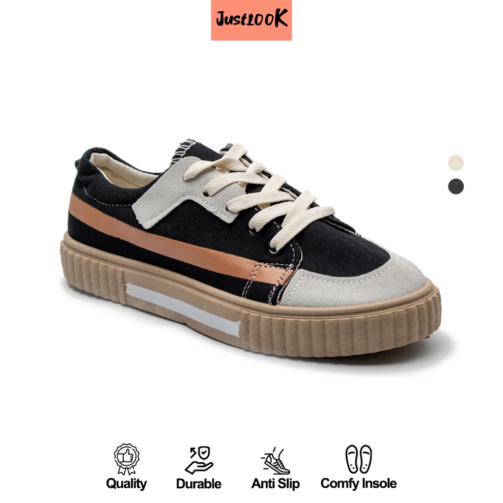 Jual JustLook Hyolyn Sepatu Sneakers Wanita Sneakers Shoes Import ...