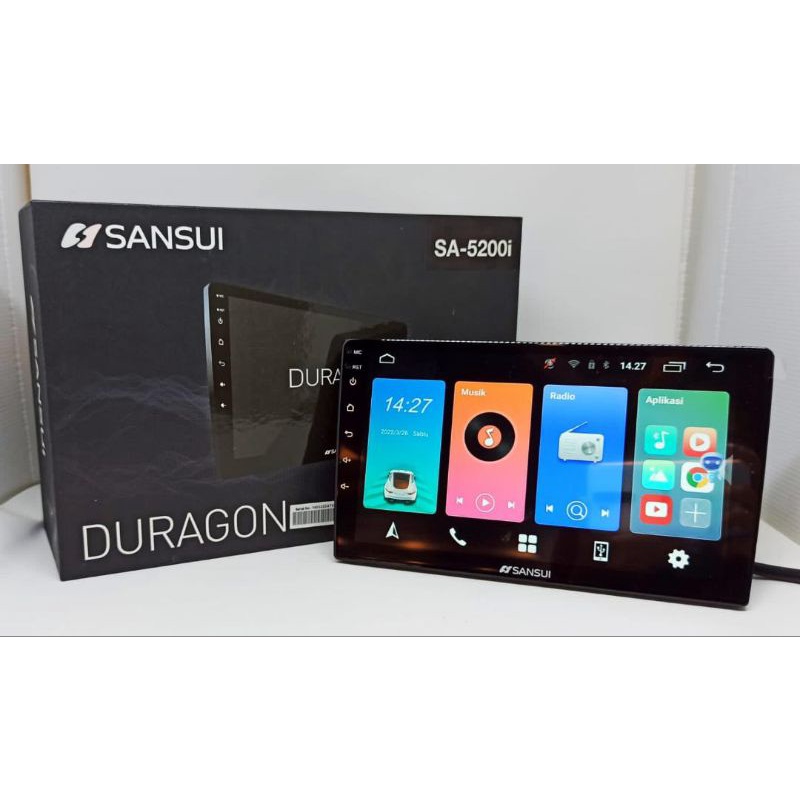 Jual headunit mobil sansui duragon android bluetooth ram 6/128gb full ...