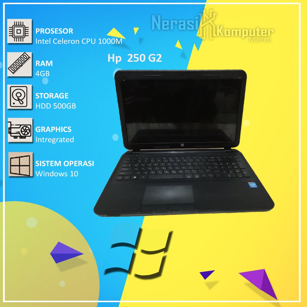 Jual Laptop Second!! HP 250 G2 | Shopee Indonesia