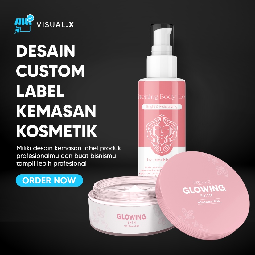 Jual Jasa Desain Label Skincare | Desain Kemasan Kosmetik | Desain Kemasan Lulur Profesional ...