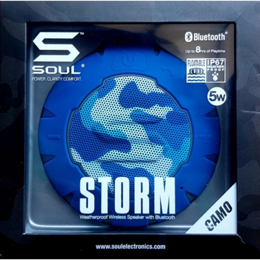 Jual SOUL STORM Speaker Bluetooth Portable - Weatherproff - Wireless ...
