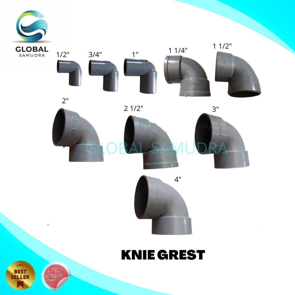 Jual Fitting soket pipa pvc (Knie ) | Shopee Indonesia
