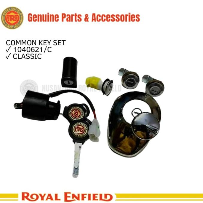 Jual ROYAL ENFIELD COMMON KEY SET / KUNCI KONTAK CLASSIC BS III & EURO ...