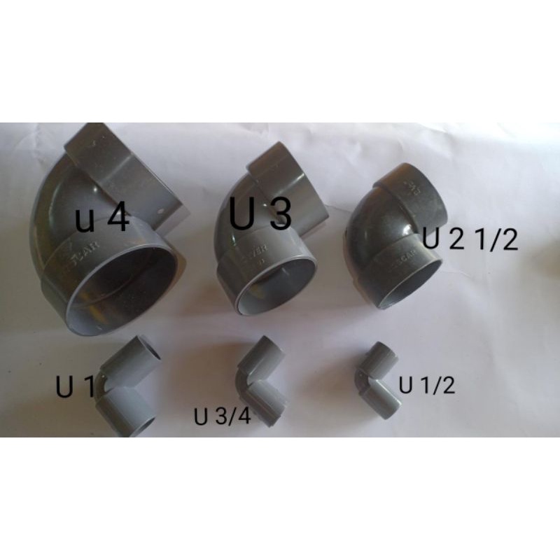 Jual (COD) FITTING SAMBUNGAN PIPA PVC BENTUK "L" MERK POWER | Shopee ...