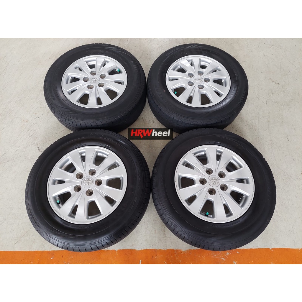 Jual Velg Mobil Bekas Oem Toyota Innova Ring 15 Ban Dunlop 205 70 R15 ...