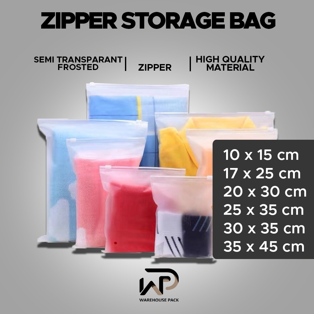 Jual ( 1 Pcs ) Zipper Storage Bag | Organize Bag | Travel Pouch ...
