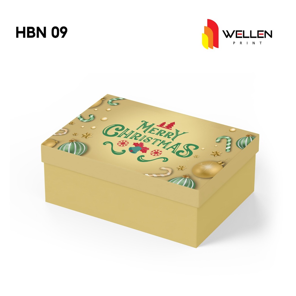 Jual WELLEN PRINT - Hardbox Natal / Print Custom Packaging Kotak ...