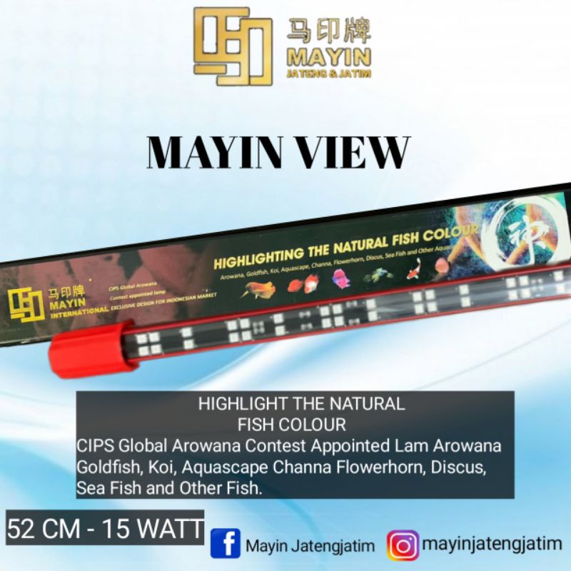 Jual Lampu LED View MAYIN Aquarium ikan Arowana / Arwana | Shopee Indonesia
