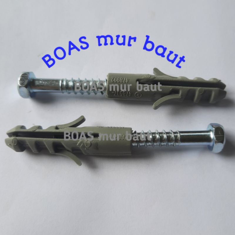 Jual Baut Tembok 5 cm Kunci 10 + S10 baut tanam 1/4x2 isi 10pcs ...