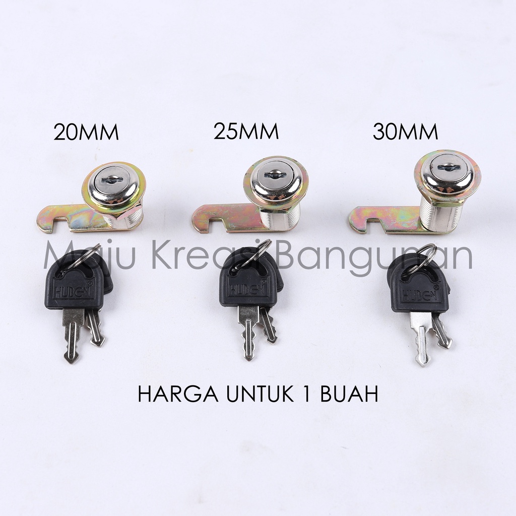 Jual Kunci Loker Kait 20mm 25mm 30mm Cam Lock Besi Huben HL-103 Locker Lemari Laci 20 25 30 mm ...