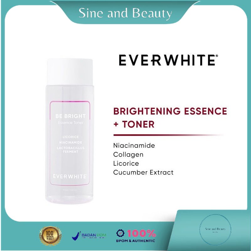 Jual Everwhite Be Bright Essence Toner - 100 ml | Shopee Indonesia
