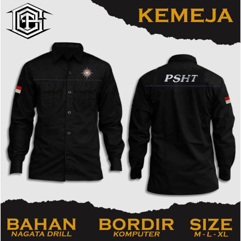 Jual KEMEJA PANJANG PSHT KEMEJA TERATE BAJU PSHT BAJU TERATE | Shopee ...