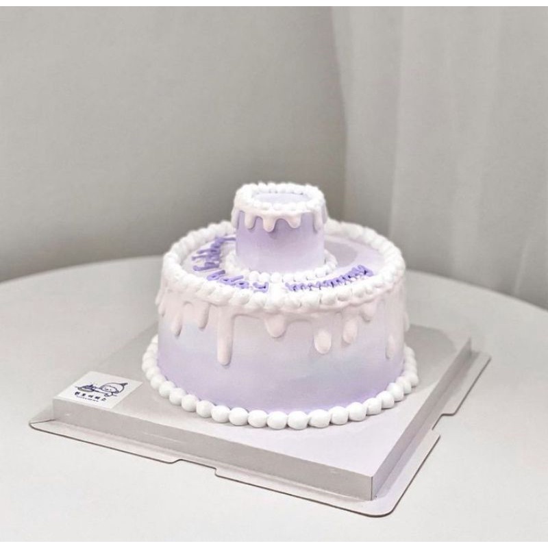 Jual Korean Mini 2 Tier cake Kue ulangtahun tingkat Korea Mini Kue ...