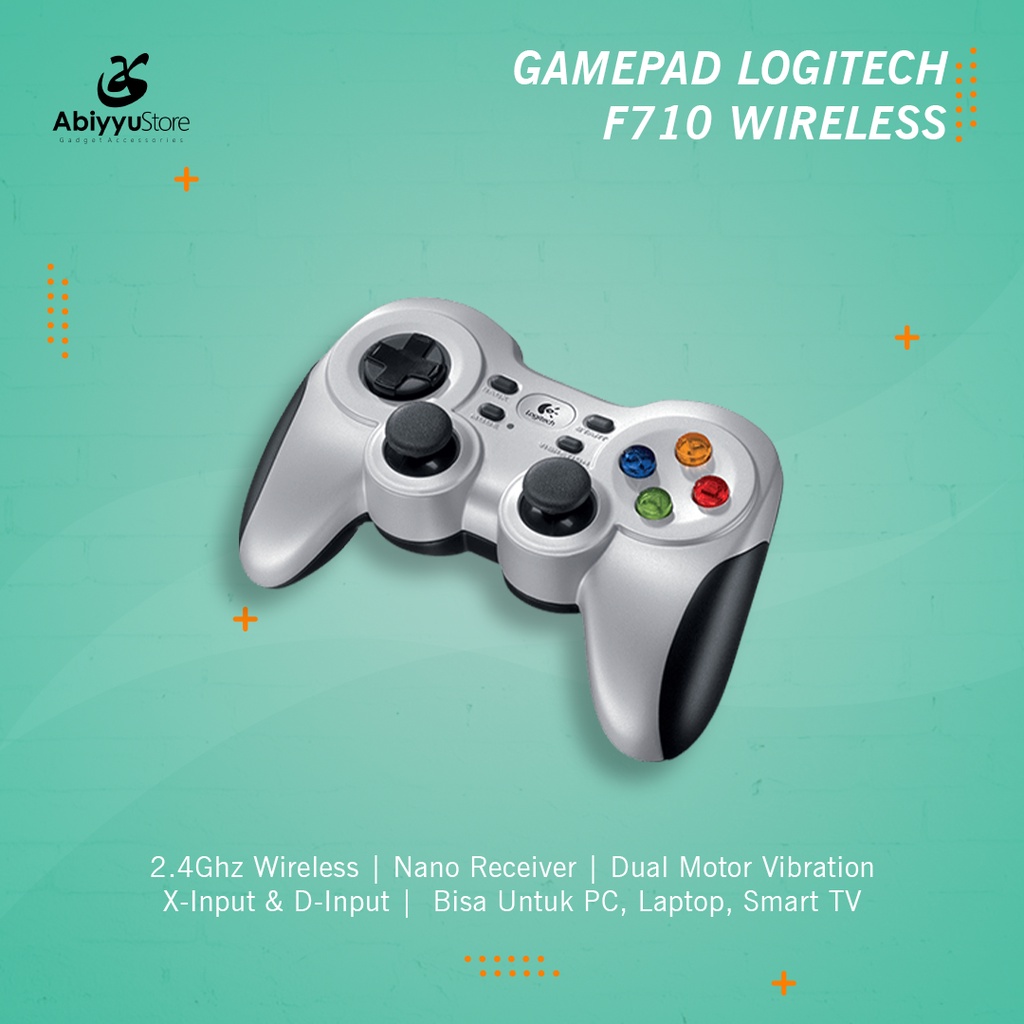 Jual Gamepad Wireless Logitech F710 Stick Gaming Joystick Android PC ...