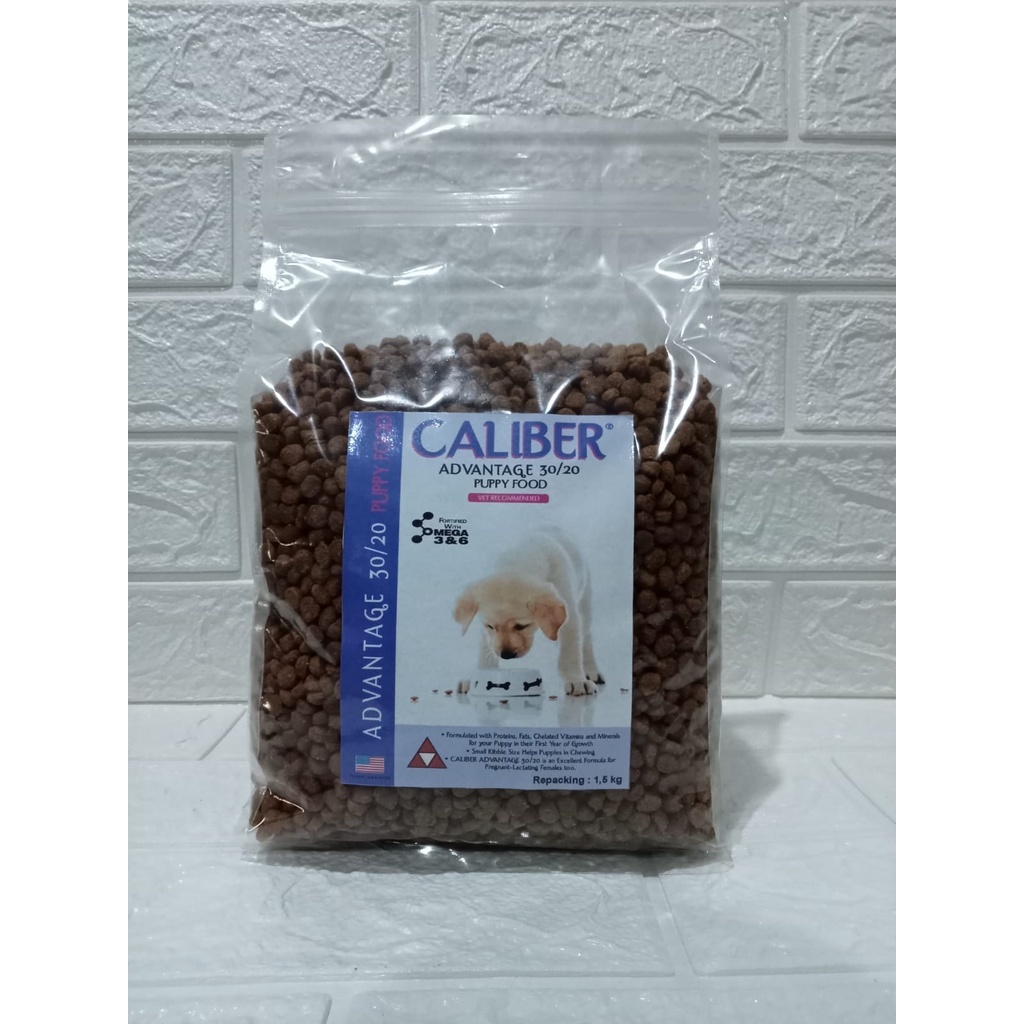 Jual DOG FOOD REPACK 1,5KG CALIBER PUPPY | Shopee Indonesia