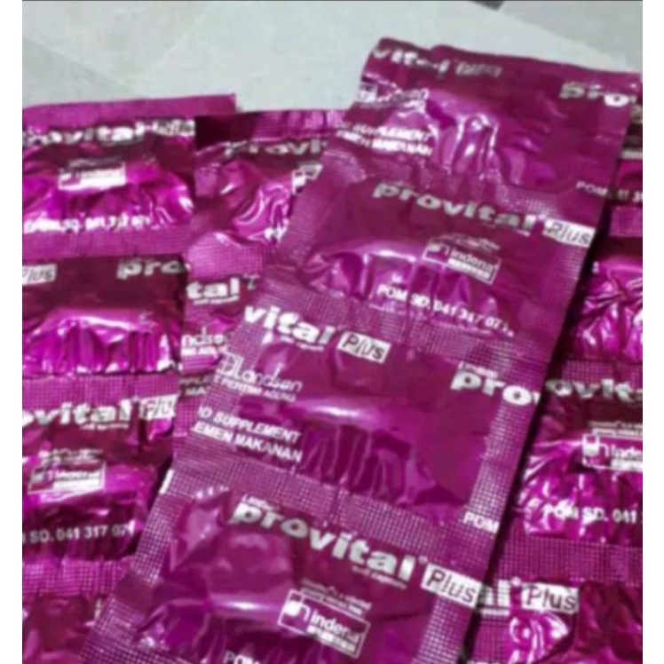 Jual provital plus strip | Shopee Indonesia