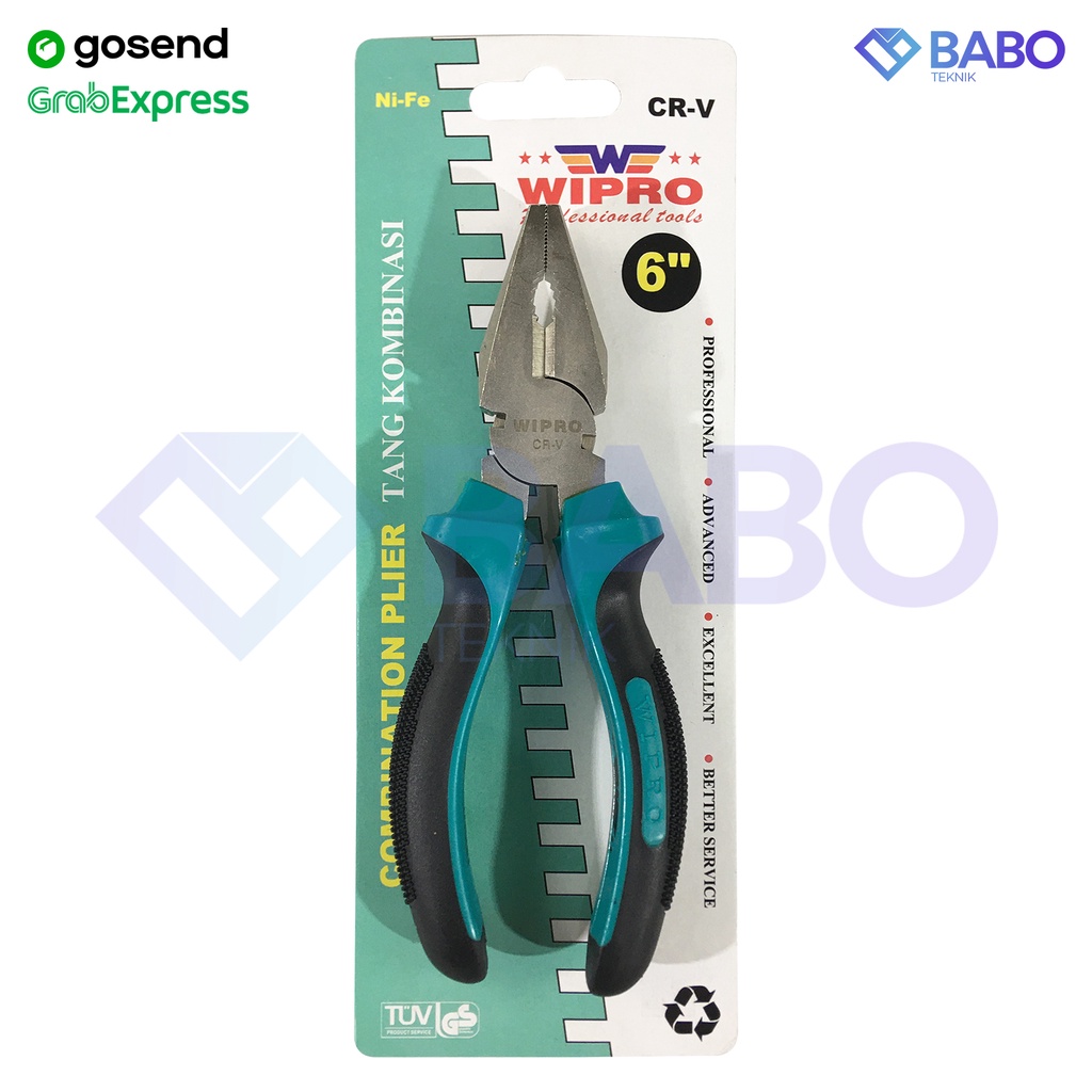 Jual Tang Kombinasi 6" 7" 8" WIPRO / Tang Kombinasi Multifungsi 6 7 8 ...