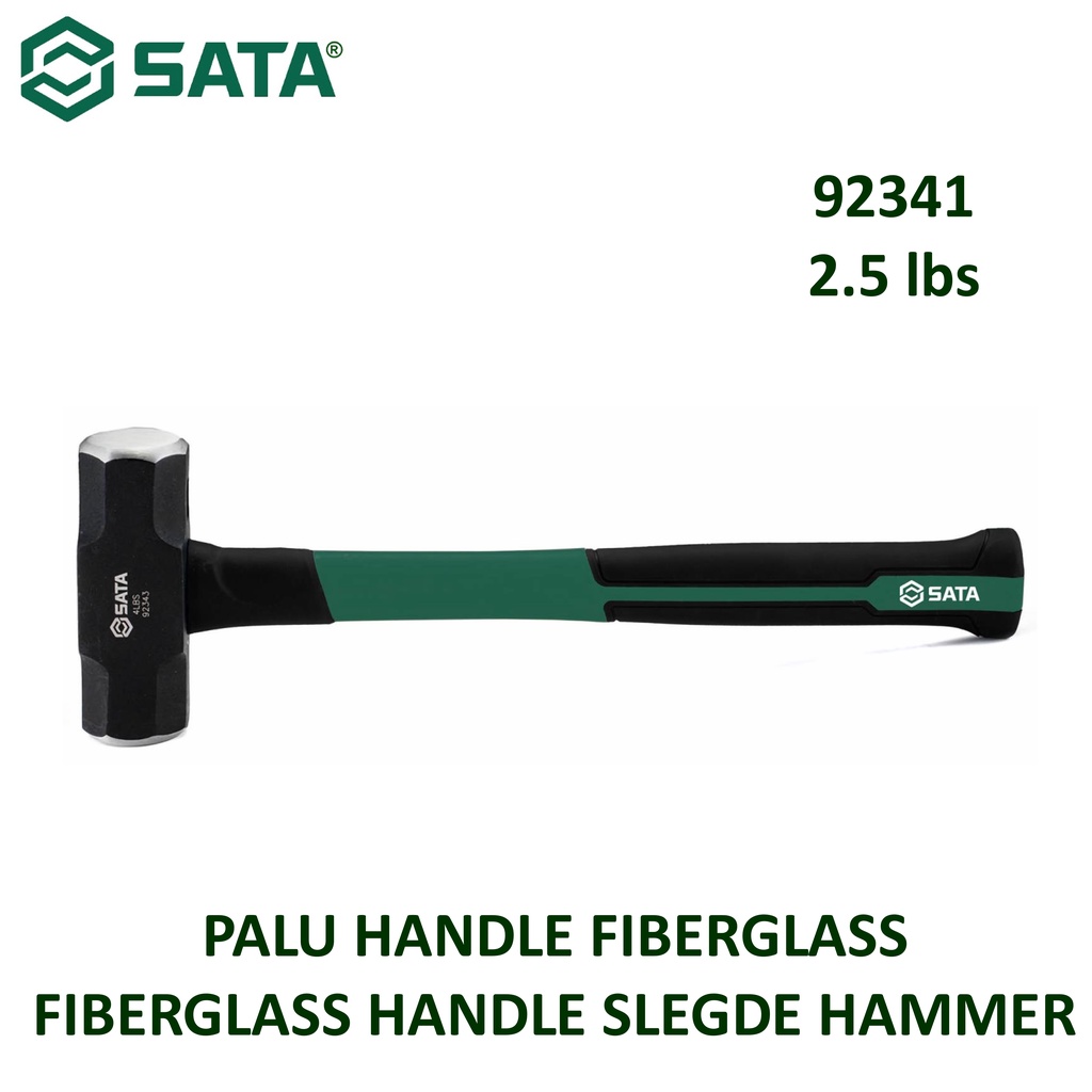 Jual SATA 92341 Palu Fiberglass Handle Sledge Hammers 2.5 Lbs | Shopee ...