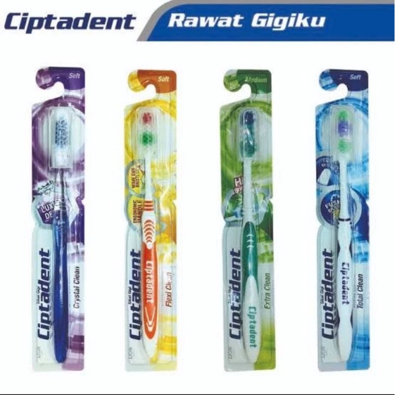 Jual Ciptadent Sikat Gigi Crystal Clean / Diamond Clean / Extra Clean ...