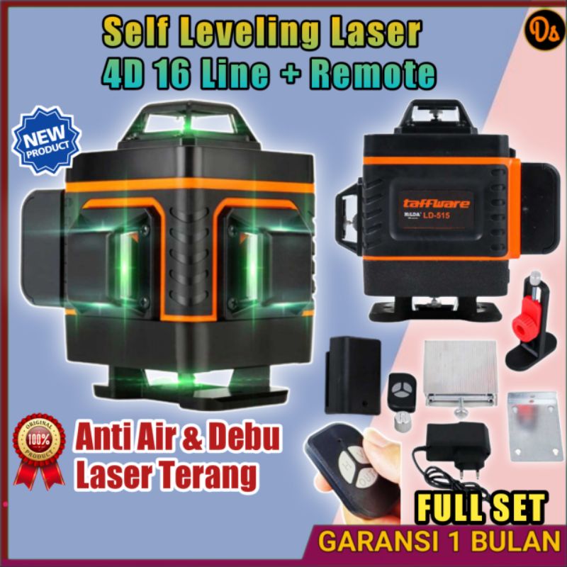 Jual ORIGINAL Mesin Self Leveling Laser 4D 16 Line with Remote LD-515 ...